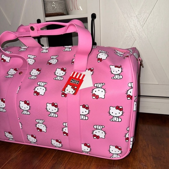 Hello Kitty | Bags | Hello Kitty Duffle Bag With Wheels | Poshmark